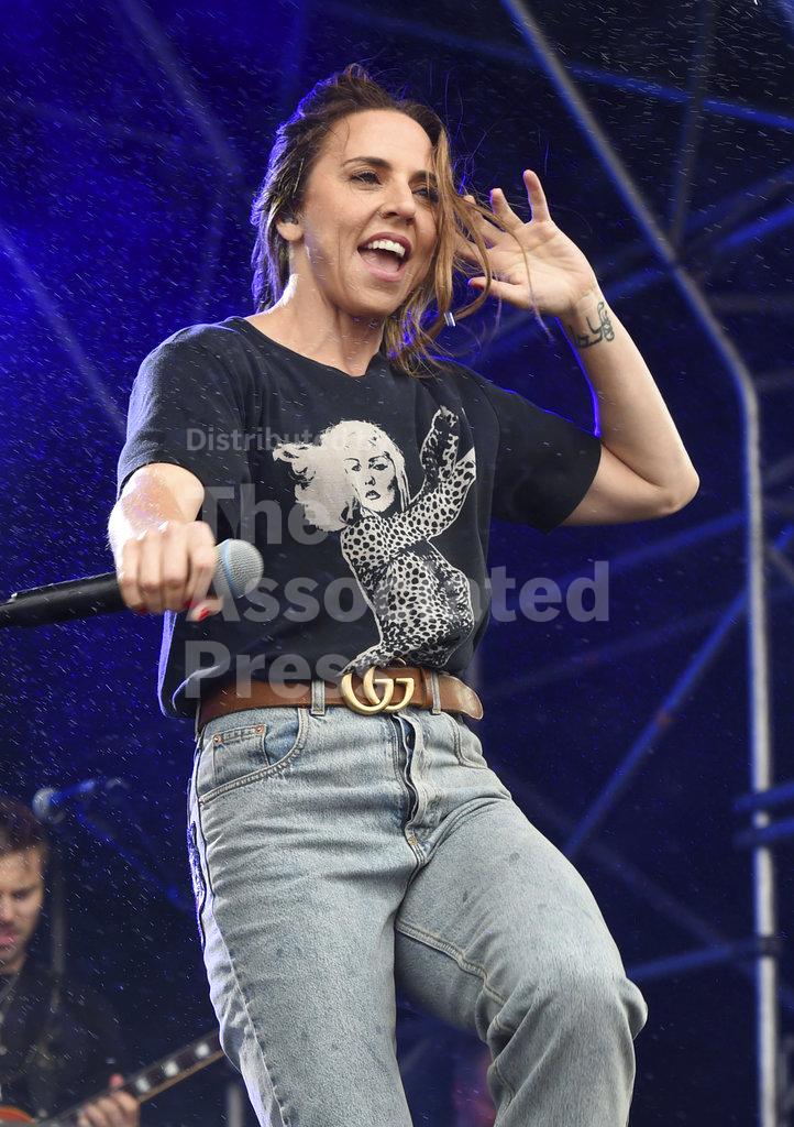Mel C at The Big Feastival - The Cotswolds, UK - 8/26/18 | Buy Photos ...