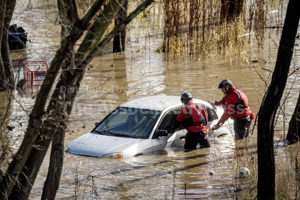 Second atmospheric river in days churns through California, knocking ...