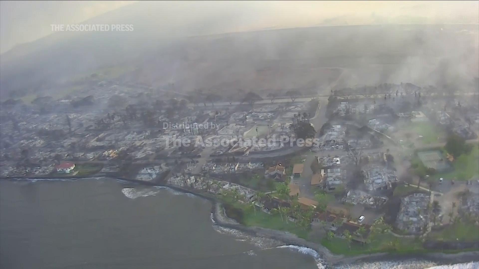 Wildfire devastates Hawaii's historic Lahaina Town, a former capital of ...