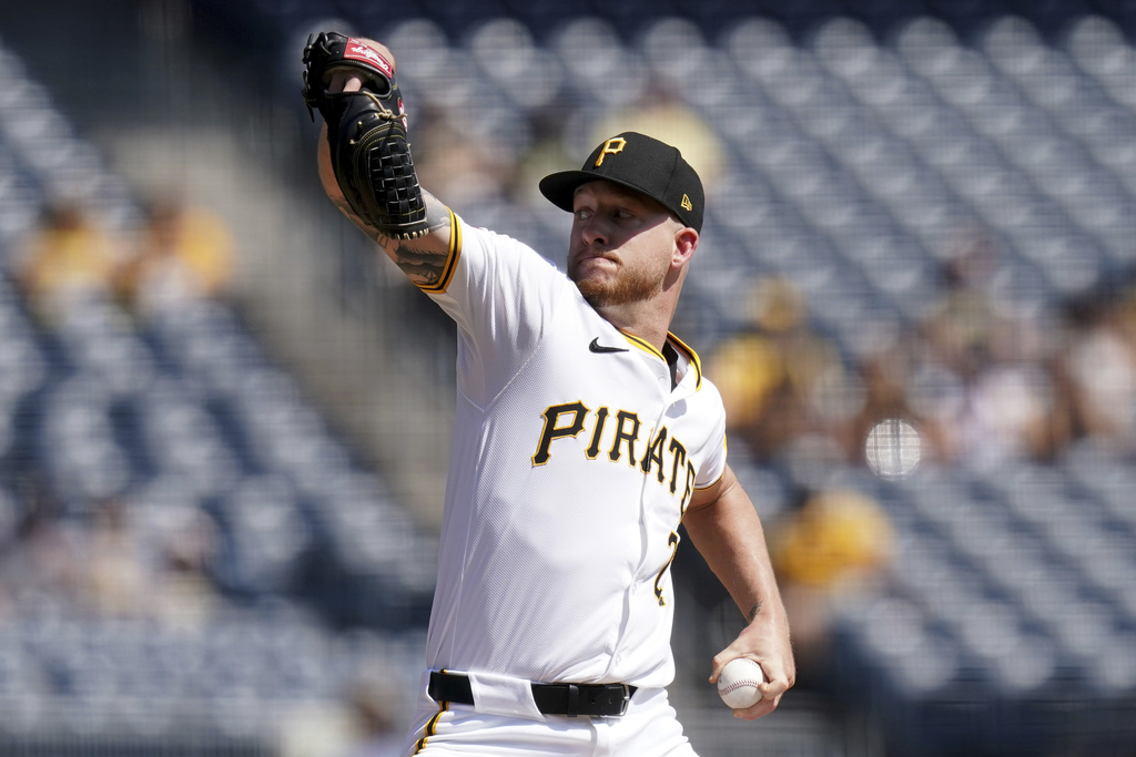 Bailey Falter has no-hit bid for Pirates broken up in 7th inning ...
