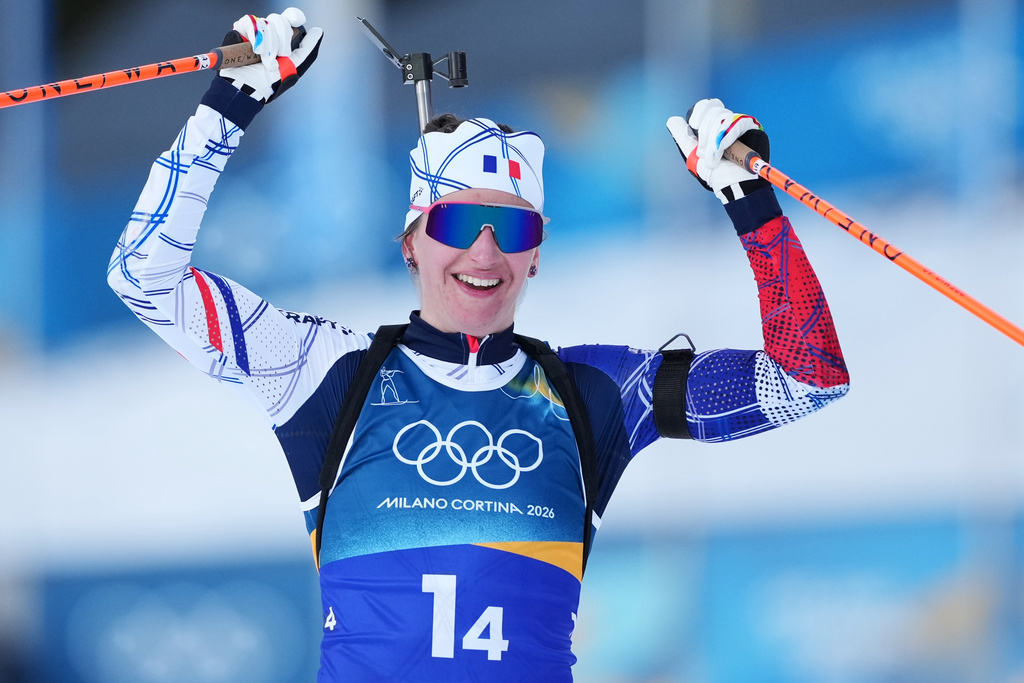 France takes gold in the first biathlon race of the Winter Olympics ...