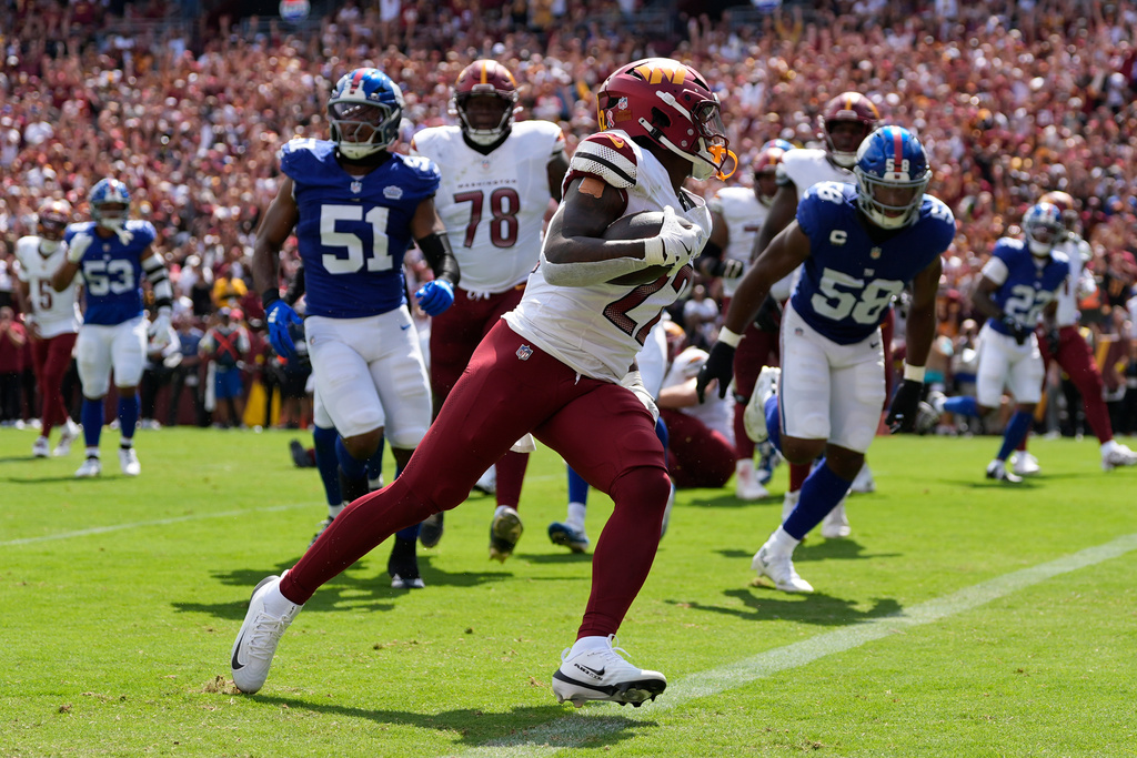 The 3-10 Commanders visit the 2-11 Giants in a game of NFC rivals on ...