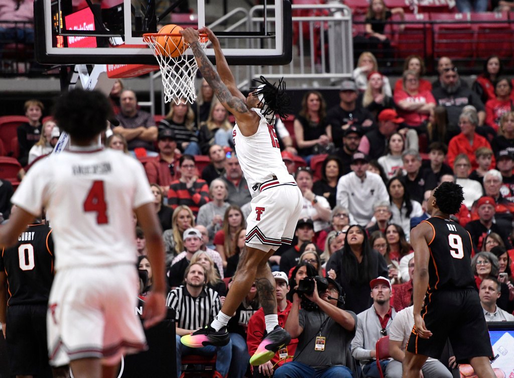 Toppin, Anderson lead No. 15 Texas Tech with double-doubles in 102-80 ...