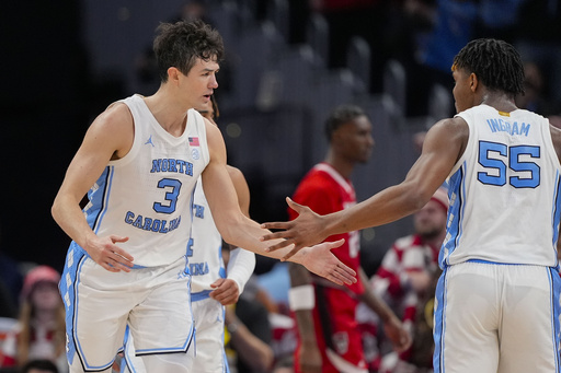 North Carolina earns the top seed in the West Region after missing NCAA Tournament last year ...