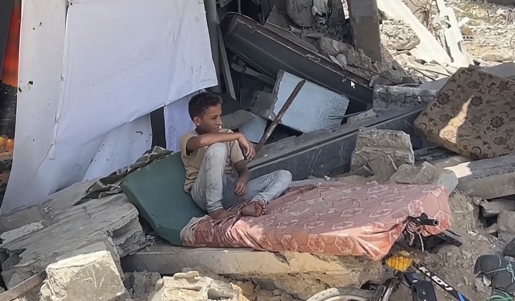 Gaza soccer stadium is now a shelter for thousands of displaced ...