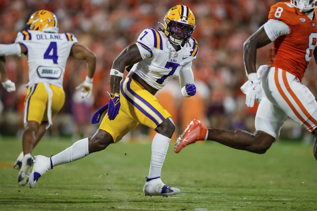 No. 4 LSU and star linebacker Perkins look to slow down No. 13 Ole Miss ...