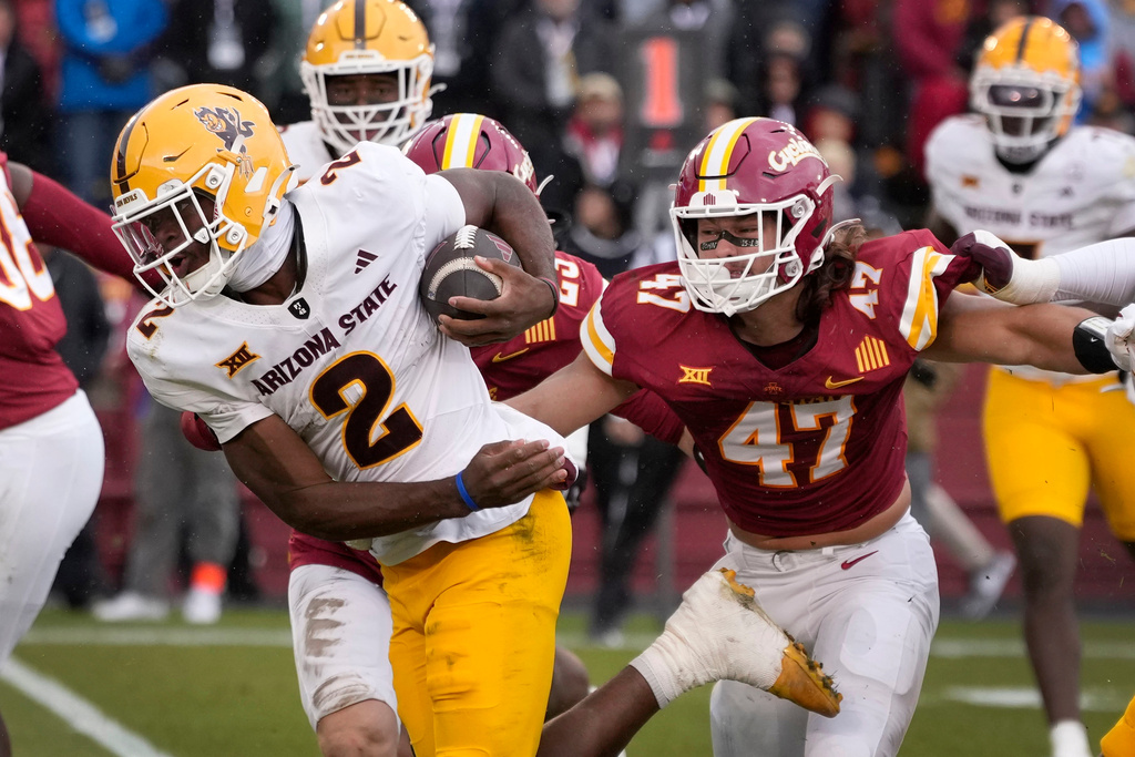 AP Player of Week: Jeff Sims sets Arizona State QB rushing record with ...