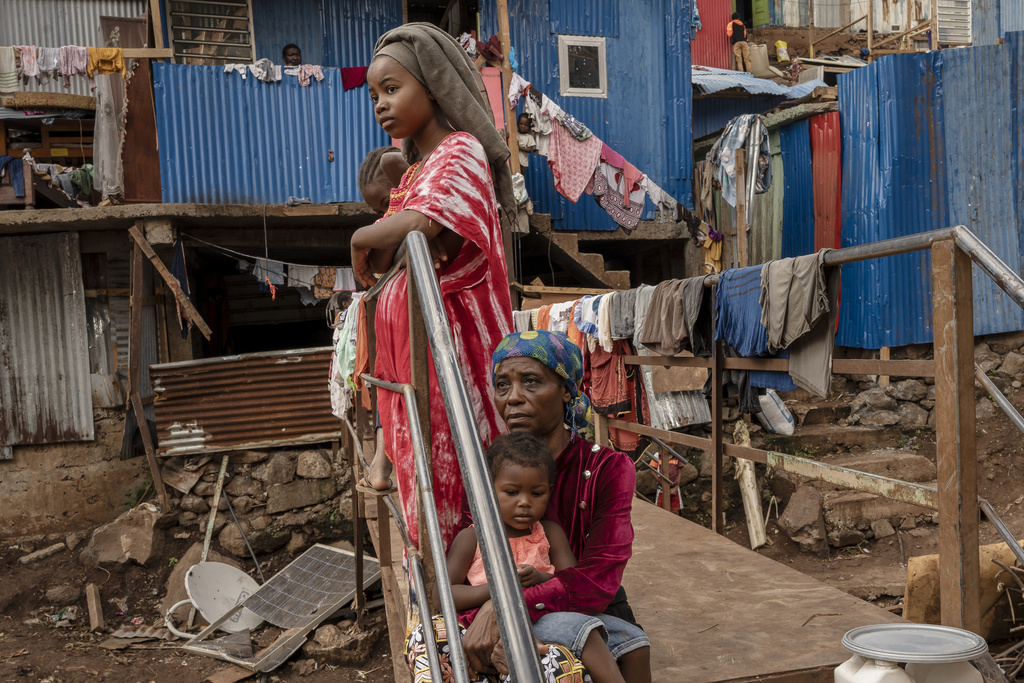 French president arrives in Mayotte to survey Cyclone Chido damage ...