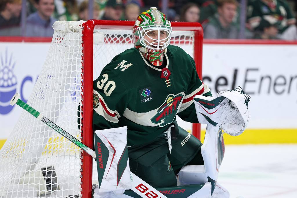 Jesper Wallstedt makes 28 saves for 2nd straight shutout, Wild beat ...
