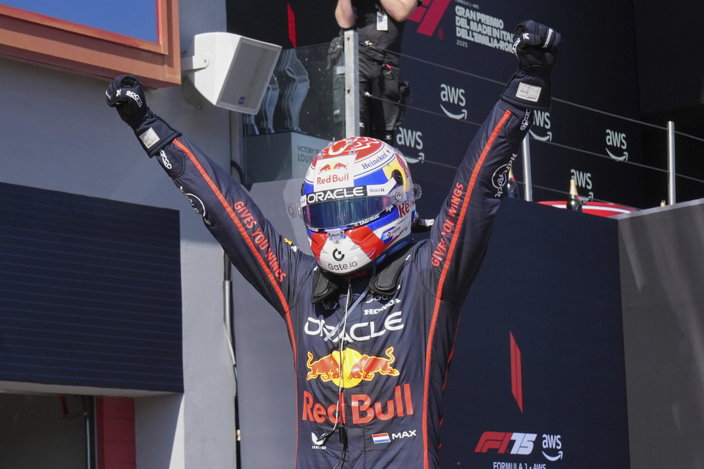 Red Bull driver Max Verstappen wins F1's Emilia-Romagna Grand Prix to ...