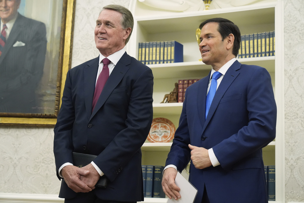 New US ambassador, former senator and business executive David Perdue ...