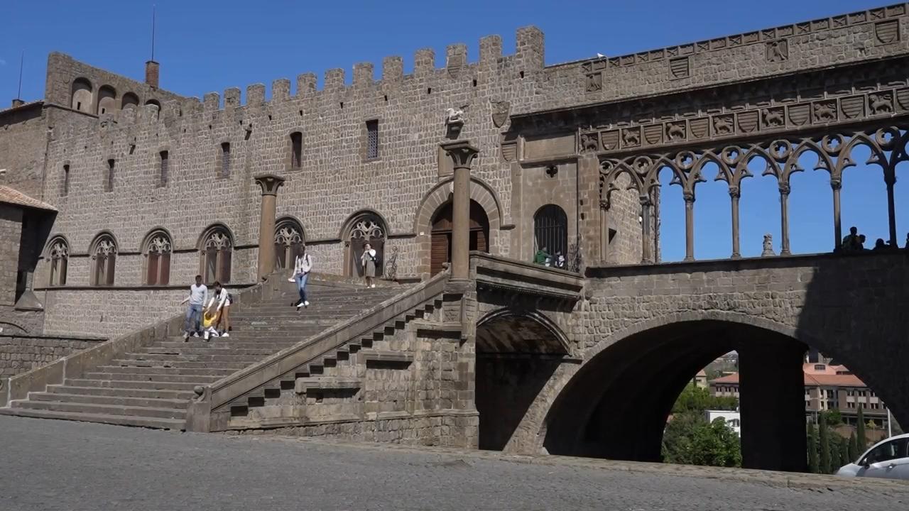 A roofless palace in Italy's Viterbo hosted the first and longest ...