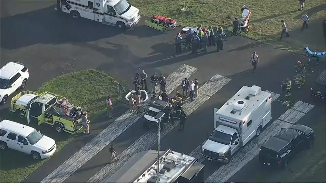 8 remain hospitalized from skydiving plane's crash shortly after ...