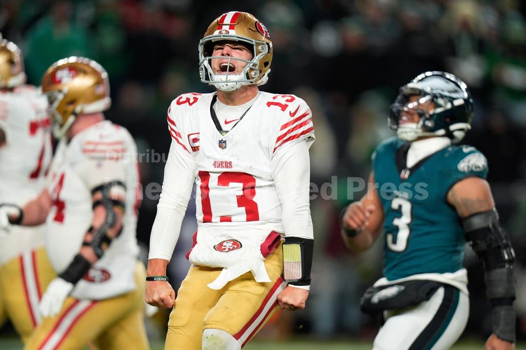 Purdy, 49ers eliminate defending Super Bowl champion Eagles with 23-19 ...