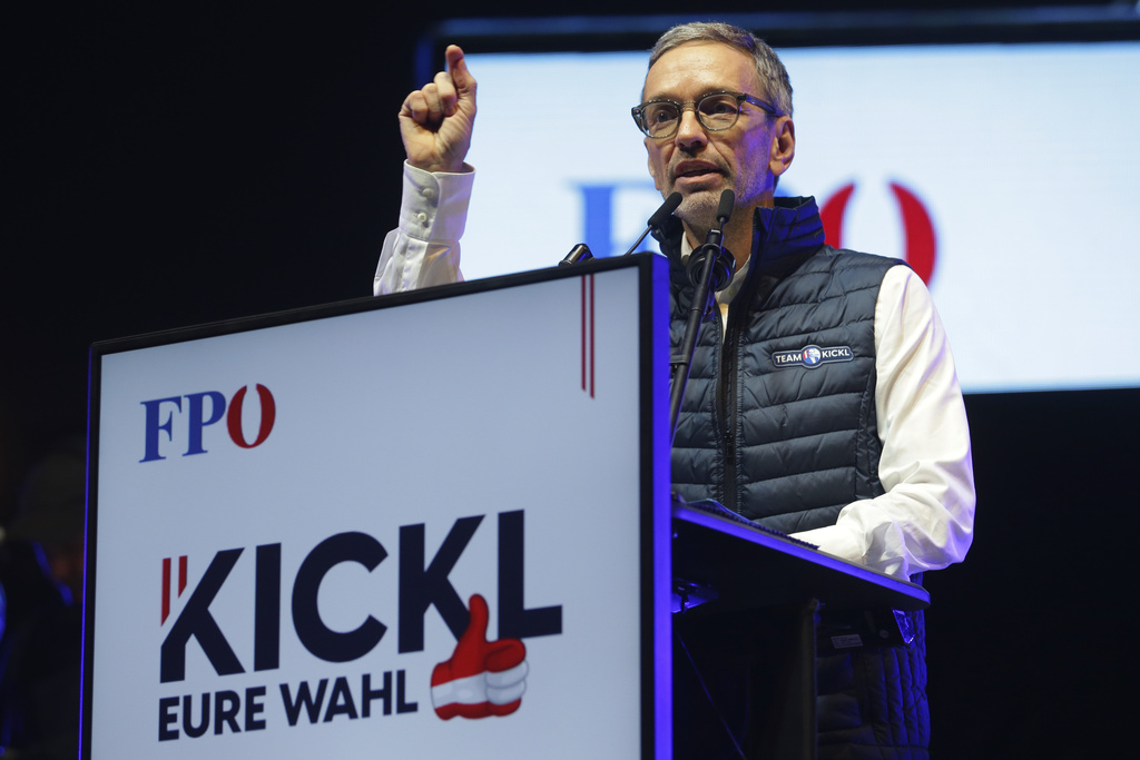 Austrian far-right party hopes for its first national election win in a close race | Hosted