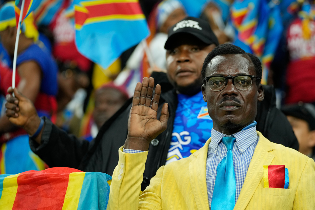 Statuesque Congo fan 'Lumumba' stands above all others at Africa Cup ...