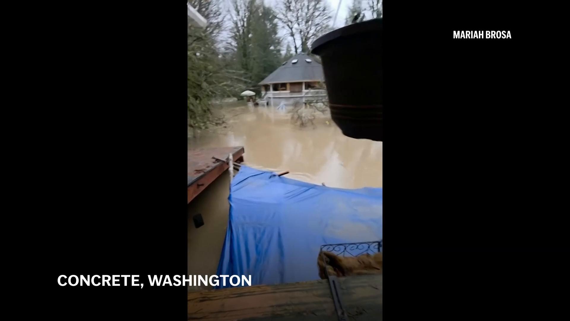 Washington state faces historic floods that have washed away homes and ...