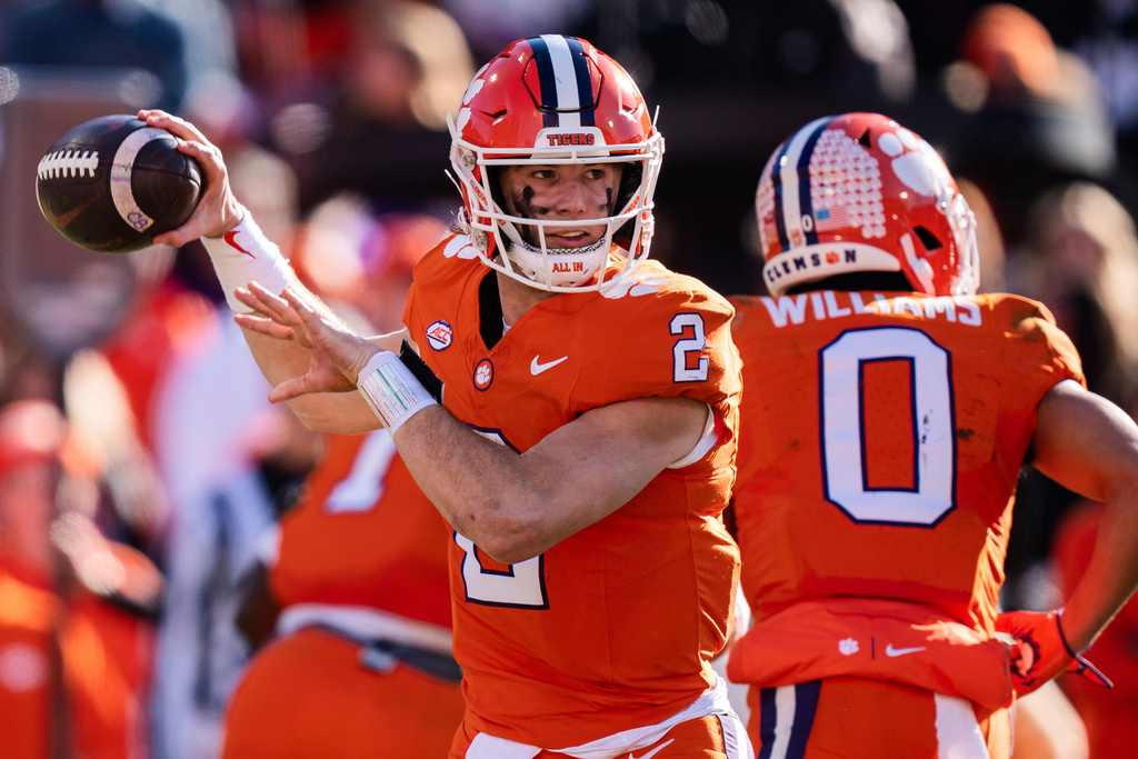 Clemson leads preseason All-ACC picks. QB Cade Klubnik is picked as the player of the year ...